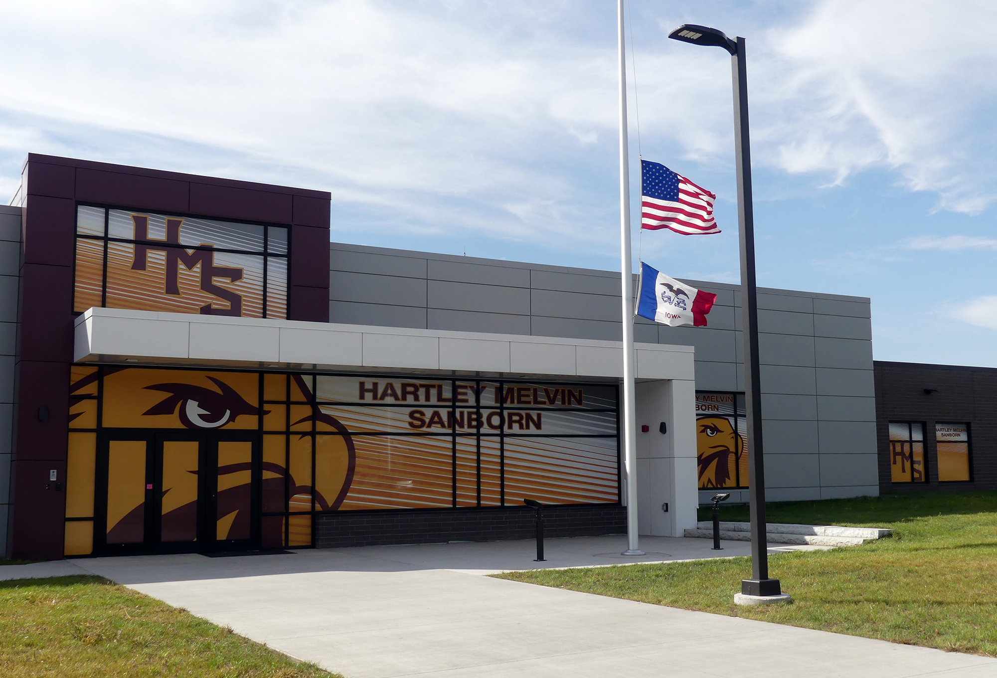 New window decals at HMS Middle School provide several benefits ...