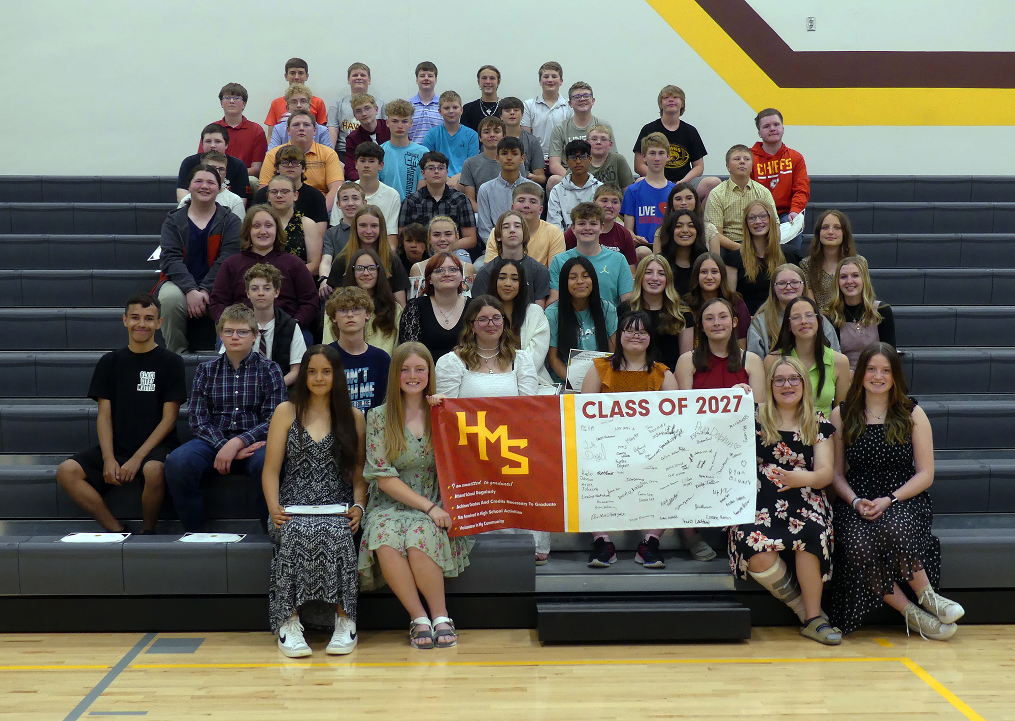 Students recognized at HMS Middle School Awards Ceremony ...
