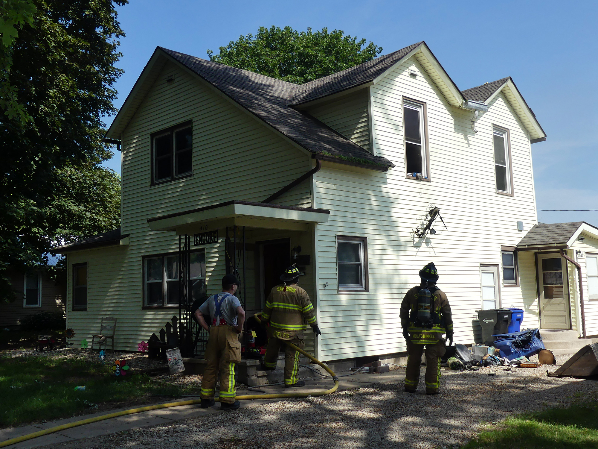 Fire Department responds to Sanborn house fire – TheSanbornPioneer